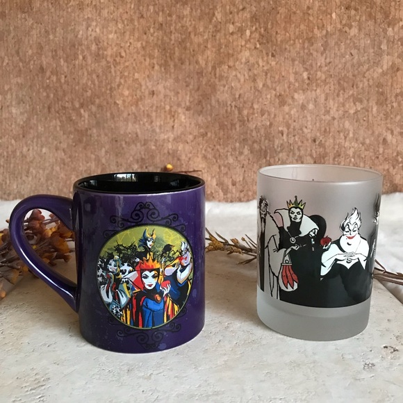 Disney | Dining | Disney Evil Female Villains Character Cup Mugs | Poshmark
